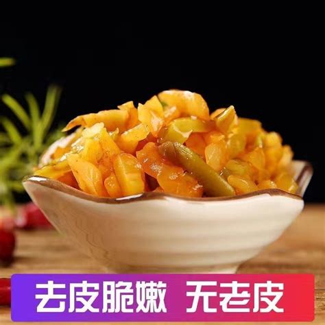 正宗重庆涪陵榨菜去皮榨菜丝不辣开胃咸菜下饭泡菜鲜香嫩脆50g袋虎窝淘