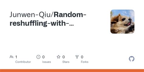 GitHub Junwen Qiu Random Reshuffling With Momentum
