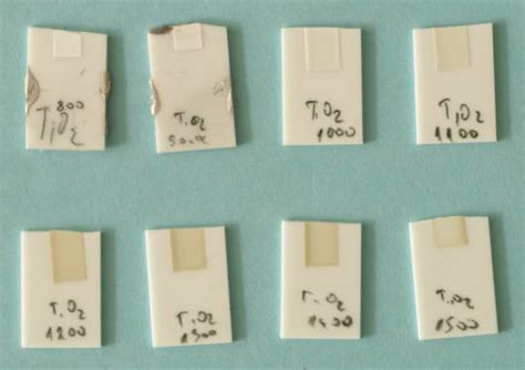 Appearance Of Tio 2 Specimens After Sintering Download Scientific