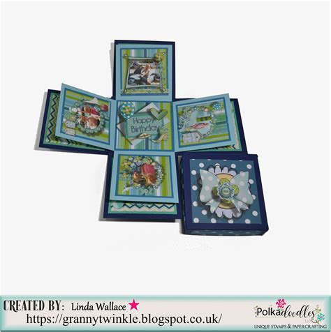 Granny Twinkle Crafts Explosion Card Part 1