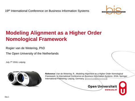 pdf modeling alignment as a higher order nomological framework