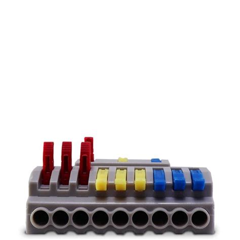 Kit Conector Automático 32a 600v Kv439 3 Entradas E 9 Saídas