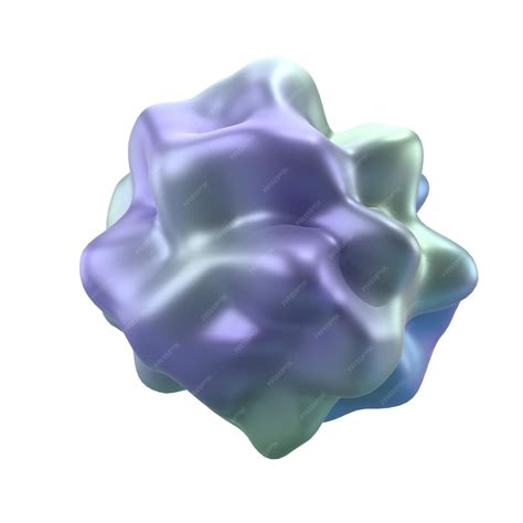 3d形 抽象的な液体と球状の要素 液体物質の現実的なイラスト トレンディなバナーやポスターデザイン 未来的な背景 隔離された透明 Png