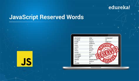 What Are Javascript Reserved Words And Keywords Edureka