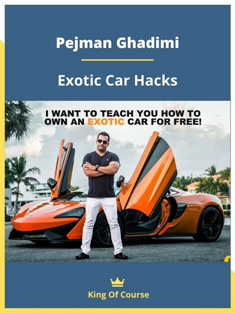 Pejman Ghadimi Exotic Car Hacks Loadcourse Best Discount Trading
