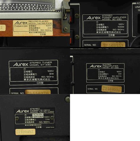 yahoo オークション f aurex オーレックス sr f330 pc 4260 st 330 s