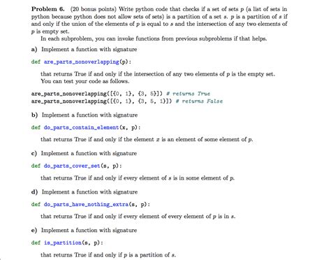 Solved Problem 6 20 Bonus Points Write Python Code That