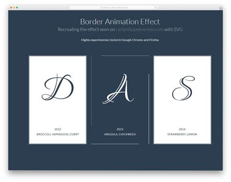 33 Contemporary Style Css Border Animation Effects In 2021 Uicookies