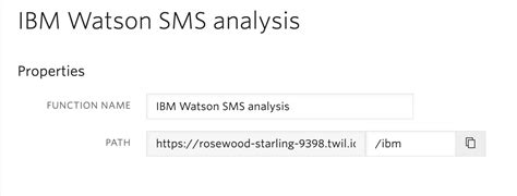 analyze texts using ibm watson and twilio functions with node js twilio
