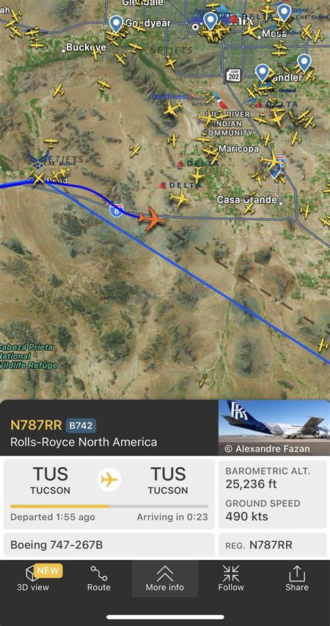 Rolls Royce Boeing 747 2 Testbed Out And About Rflightradar24