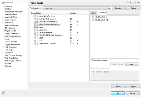 Java How Do You Re Associate A Glassfish 4 Eclipse Project With The