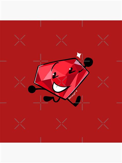Ruby Bfb Pin For Sale By Delangodesigns Redbubble