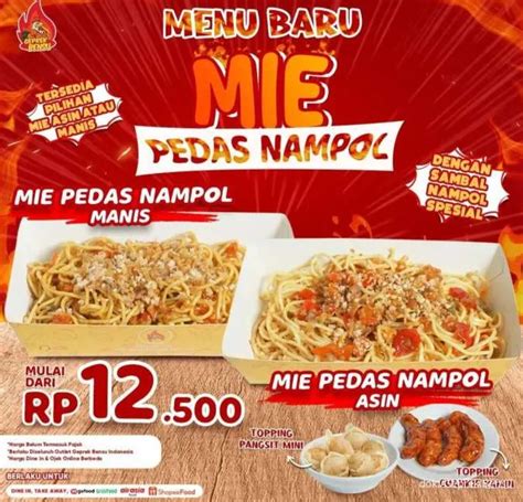 Promo Geprek Bensu 14 15 Maret 2023 Paket Gereget Hingga Mie Nampol
