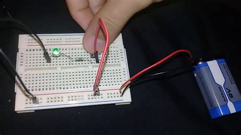 Encender Un Led Con Push Button Youtube