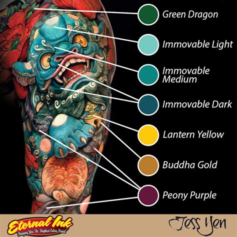 Eternal Tattoo Ink Jess Yen Set Joker Tattoo Supply Professional