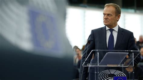 Eus Tusk Proposes 12 Month Flexible Brexit Extension Bbc Brexit