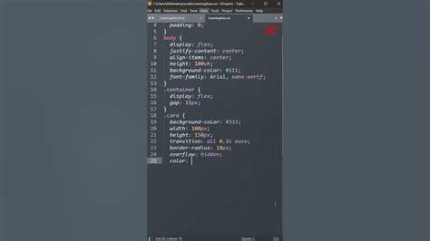 Expanding Cards On Hover Html Css Youtube