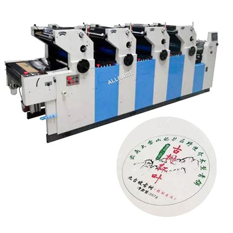 Four Color Offset Printing Machine Offset Printer Multicolor 4 Color