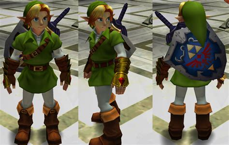 Link Legend Of Zelda Ocarina Of Time 3d