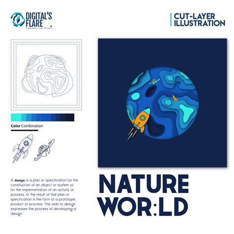 Cut Layer Illustration On Behance