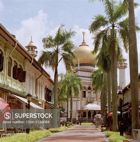 Sultan Mosque In The Arab Quarter Or Kampong Glam Of Singapore In