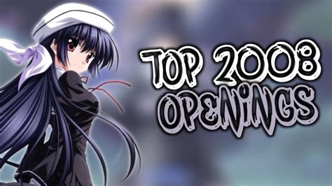 My TOP Anime Openings Of 2008 YouTube