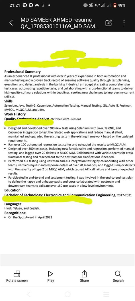 Applying For Qa Automation Position Advice Me Anything That I Can Do
