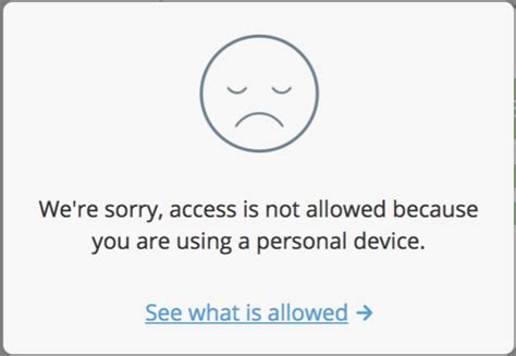 why do i see an error in the duo prompt that says i m on a personal