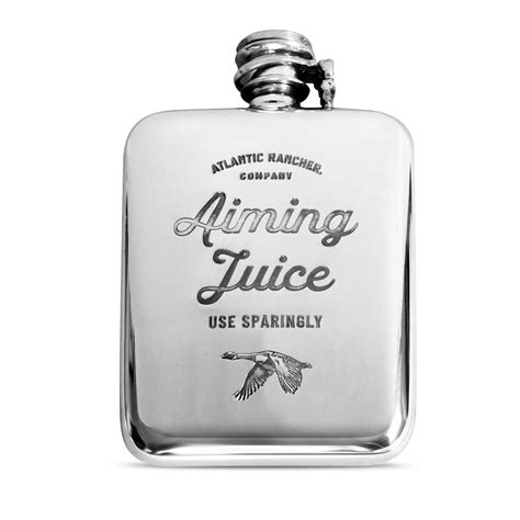 Pewter Flask Aiming Juice Flask Hand Molding Sake