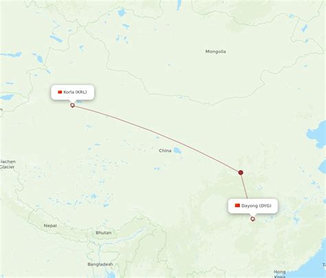 Flights From Korla To Dayong Krl To Dyg Flight Routes