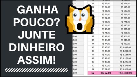 Juntar Dinheiro Como Juntar Dinheiro RÁPIDO Ganhando Pouco YouTube