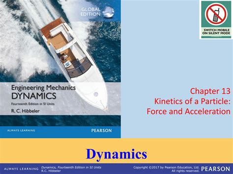 solution dynamics kinetics of a particle force and acceleration