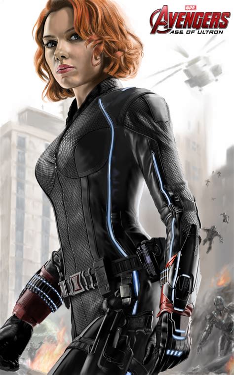 Avengers Age Of Ultron Black Widow By Billycsk On Deviantart