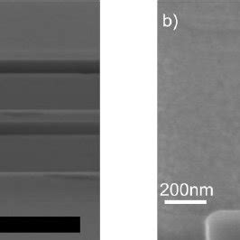 A SEM Micrograph Of Fabricated Device B Magnified Image Showing The