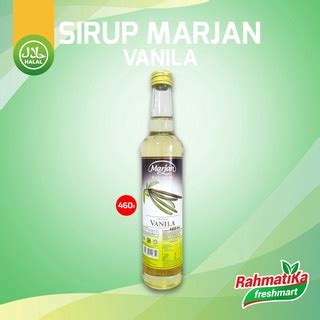 Jual Sirup Marjan Vanila Syrup Marjan Rasa Vanila 460 Ml Shopee