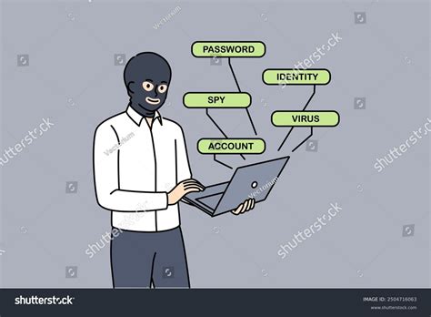 17 Hacker Face Account Bank Stock Vectors And Vector Art Shutterstock