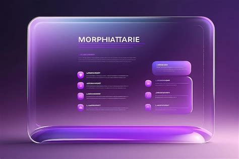 Premium Ai Image Glassmorphism Elegance Modern Ui Template With