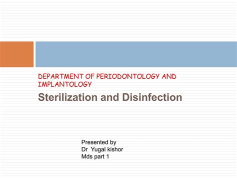 Sterlization Ppt