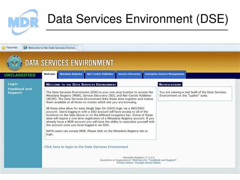 PPT DoD Metadata Registry MDR Version 7 2 4 New Features PowerPoint Presentation ID 3299819