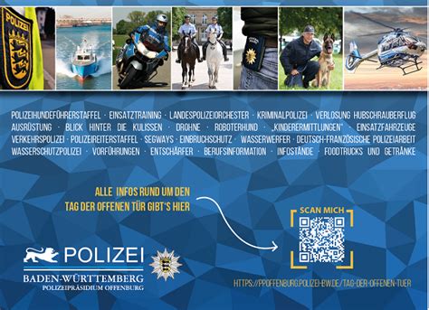 Tag der offenen Tür Polizeipräsidium Offenburg Erich Kästner