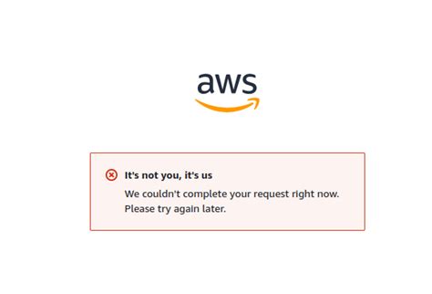 Its Not You Its Us Error During Initial Log In After Account