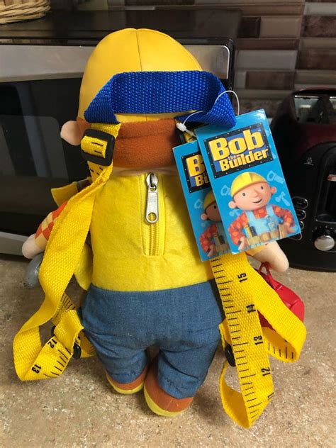 Bob The Builder Plush Backpack Straps 14 Original 2002 54 Off