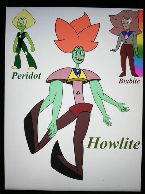 A Fusion Between My Oc Bixbite And The Great And Lovable Peridot It Technically Would Be