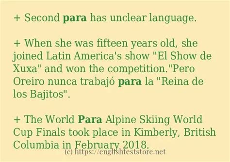 Para Some Sentence Examples Englishteststore Blog