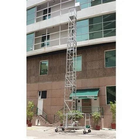 Aluminium Tiltable Tower Climbing Ladder KG To Ft Rs Piece ID
