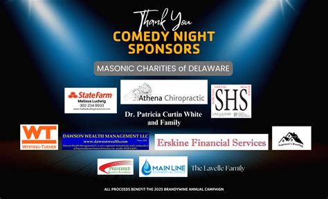 2025 Brandywine Ymca Comedy Night Campaign