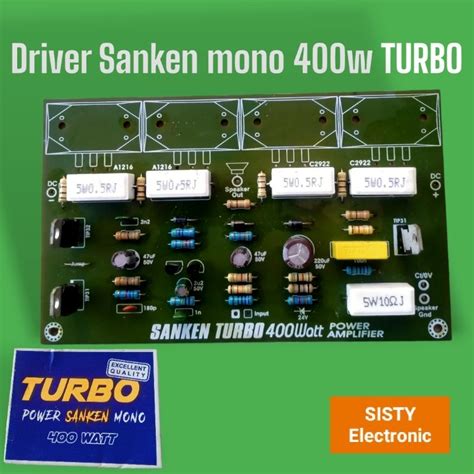Jual Kit Driver Safari Turbo Sanken 400w Mono Shopee Indonesia