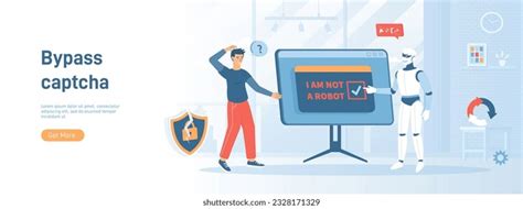 Bypass Captcha Anti Captcha Solving Service Stock Vector Royalty Free