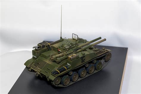 ファインモールド「60式自走106mm無反動砲 C型60式自走106mm無反動砲 C型」完成 續、題名なんて思いつくか