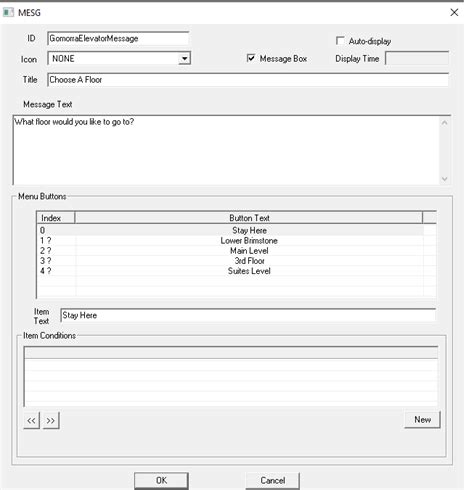 Gomorrah Elevator Script Or Any Other Elevator Script Question Fallout Technical Support